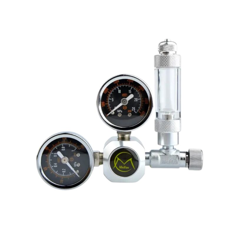 Mufan Dual Gauge Co2 Regulator without Solenoid G5/8 – Something Fishy